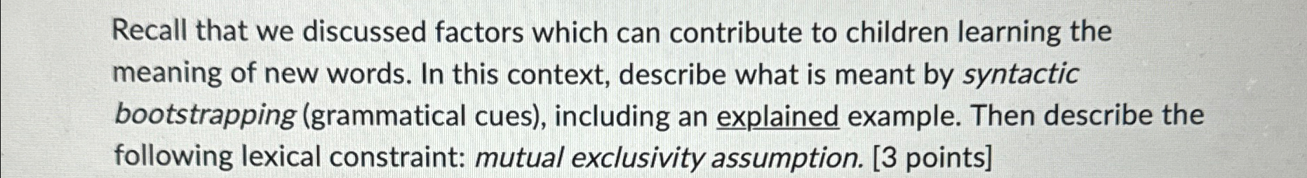 Solved Recall that we discussed factors which can contribute | Chegg.com