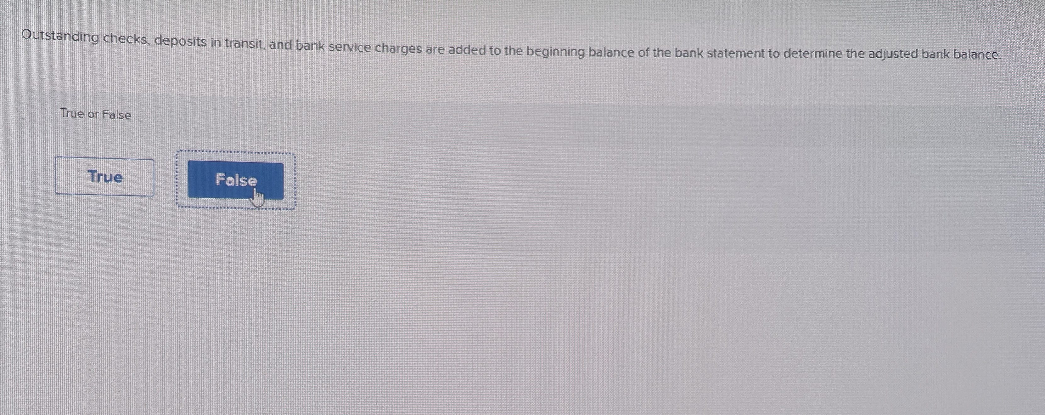 Solved Outstanding checks, deposits in transit, and bank | Chegg.com