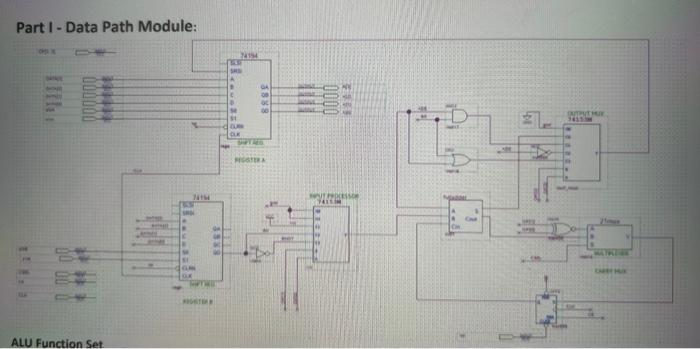 Solved Part I - Datapath Module: Data Path Table: Use this | Chegg.com