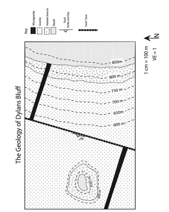 a) Draw a Geological Section for the Bobs Bluff | Chegg.com