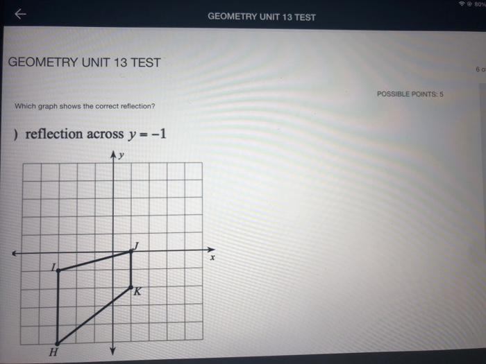 Solved GEOMETRY UNIT 13 TEST GEOMETRY UNIT 13 TEST POSSIBLE | Chegg.com