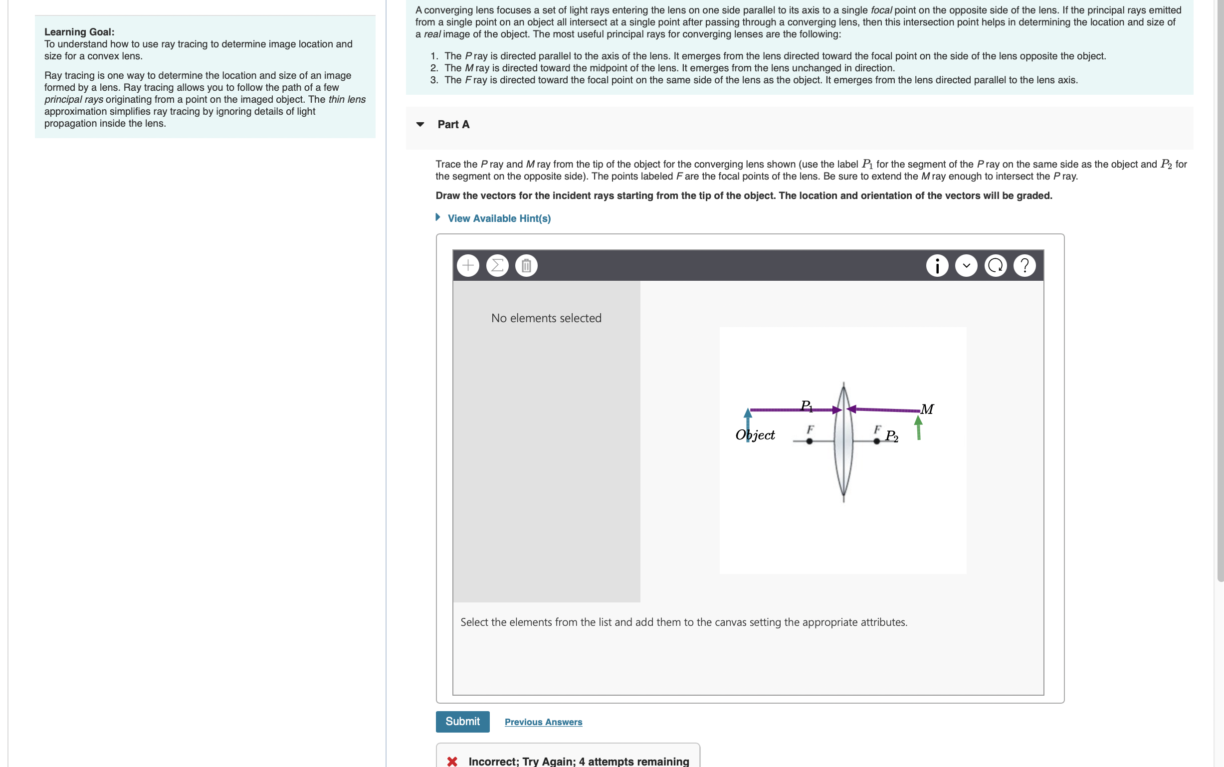 Solved Learning Goal:To understand how to use ray tracing to | Chegg.com