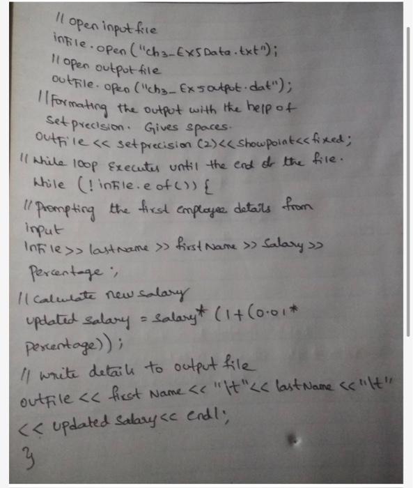 Solved Problem specification: Programming Exercises Chapter | Chegg.com