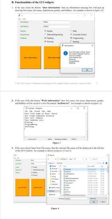 Solved Write a Python GUI program to design and implement an | Chegg.com