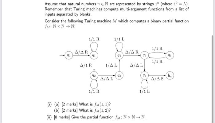 Solved Assume that natural numbers \\( n \\in \\mathbb{N} | Chegg.com