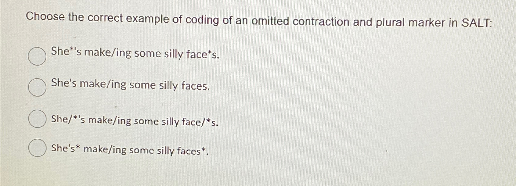 Solved Choose the correct example of coding of an omitted | Chegg.com