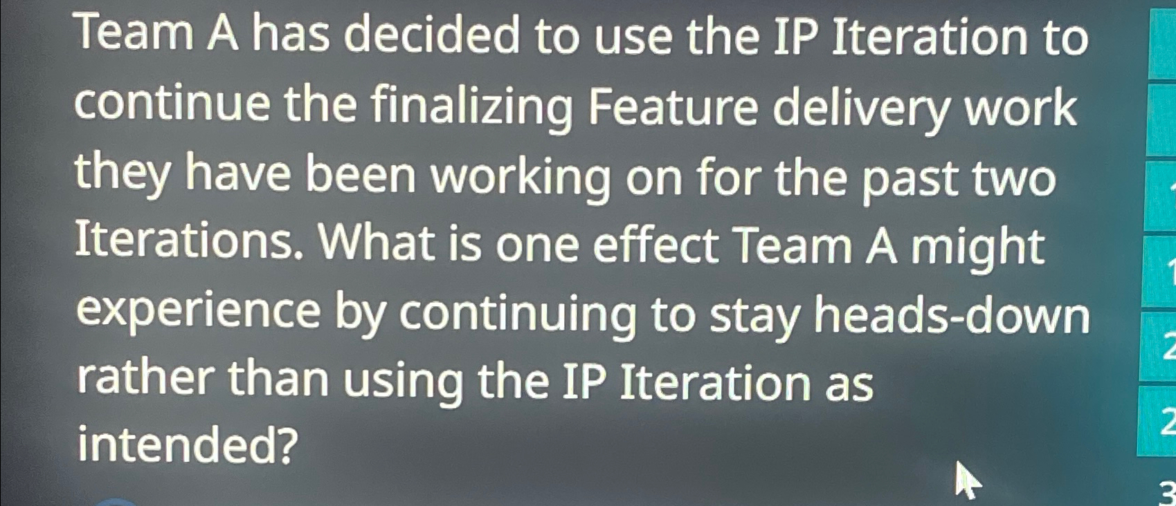 Solved Team A has decided to use the IP Iteration to | Chegg.com