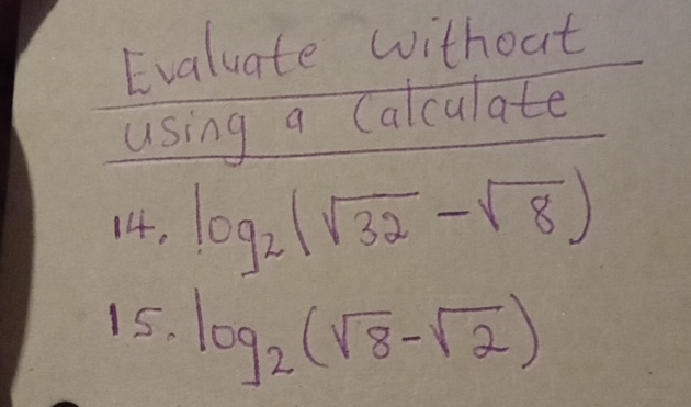 Evaluate Without using a | Chegg.com