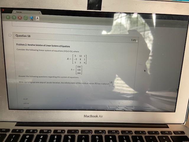 Problem 2: Iterative Solution of Linear Srstents of | Chegg.com