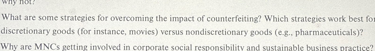 Solved What are some strategies for overcoming the impact of | Chegg.com