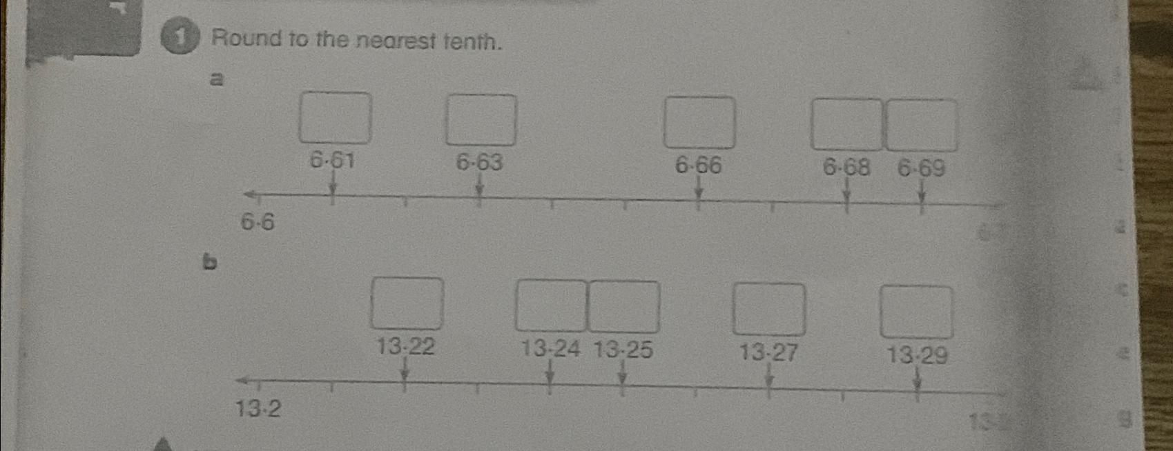 Solved (1) ﻿Round to the nearest tenth.ab | Chegg.com