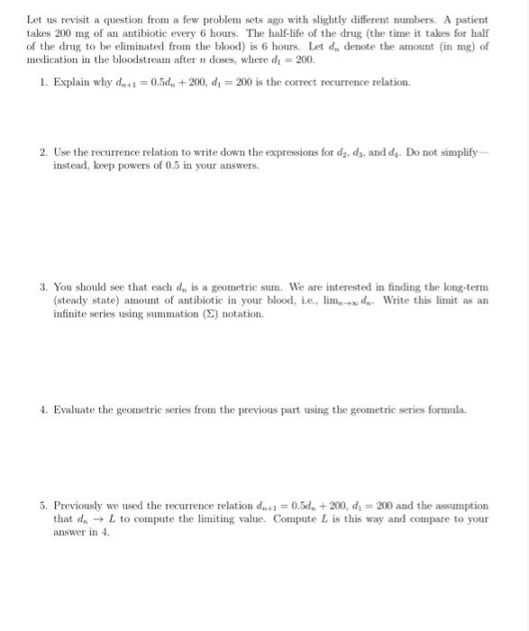Solved Let us revisit a question from a few problem sets ago | Chegg.com Solved Let us revisit a question from a few problem sets ago | Chegg.com