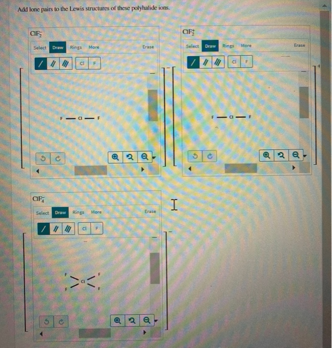 Solved Add lone pairs to the Lewis structures of these | Chegg.com