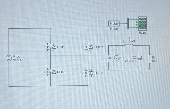 Solved 1) How to give unipolar PWM to this full bridge dc to | Chegg.com