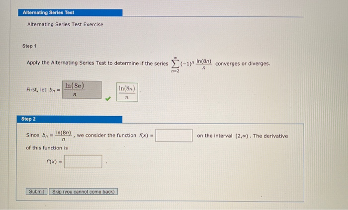 Solved Root Test Exercise Step 1 10 Apply the Root Test to | Chegg.com
