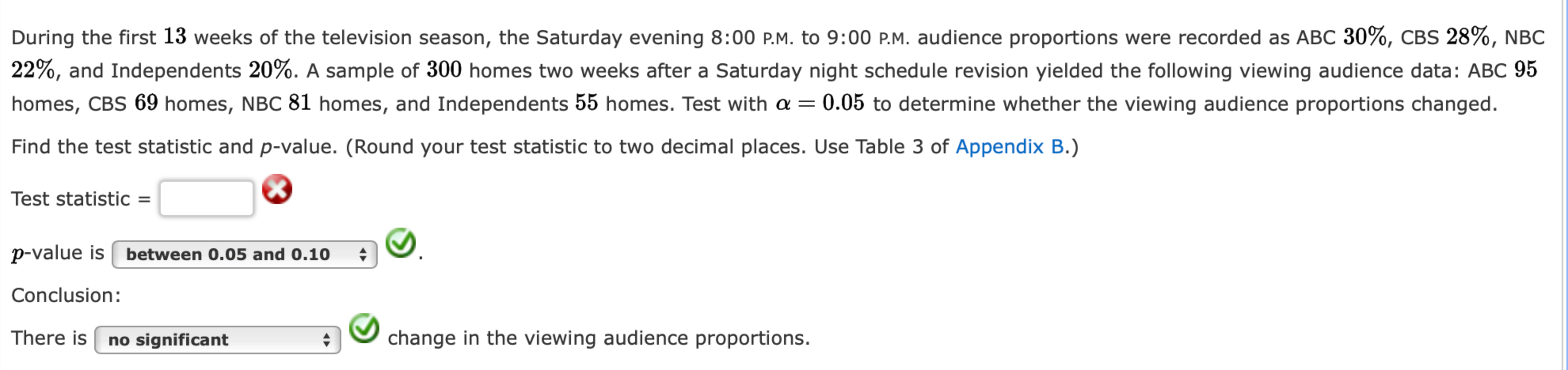 Solved During the first 13 ﻿weeks of the television season, | Chegg.com