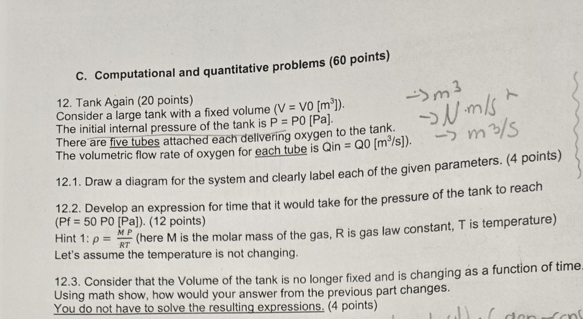 C. ﻿Computational and quantitative problems ( 60 | Chegg.com