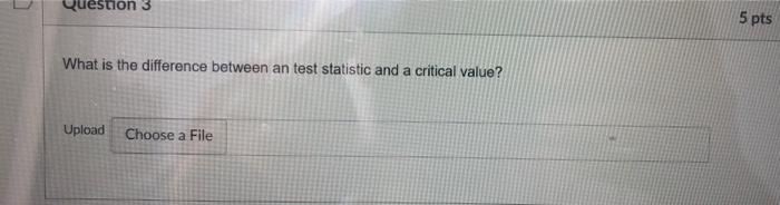 Solved estion 3 5 pts What is the difference between an test | Chegg.com Solved estion 3 5 pts What is the difference between an test | Chegg.com