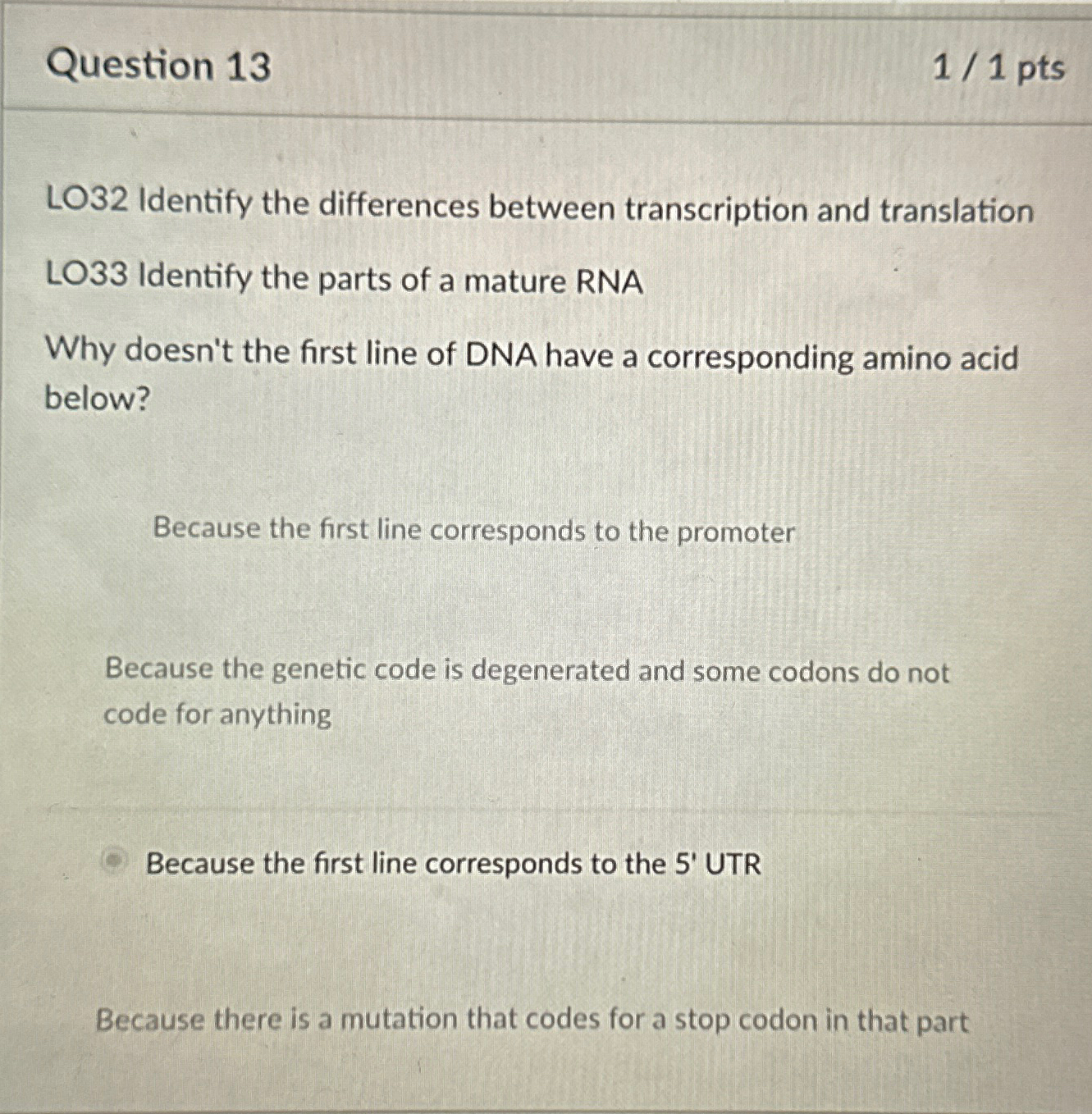 Solved Question 1311ptsLO32 ﻿Identify the differences | Chegg.com