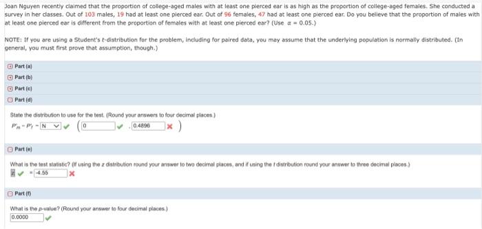 Solved Joan Nguyen recently claimed that the proportion of | Chegg.com