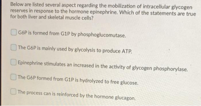 Solved G6P and G1P are glucose 6 phosphate and glucose 1 | Chegg.com