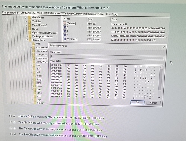 Solved The image below corresponds to a Windows 10 ﻿system. | Chegg.com