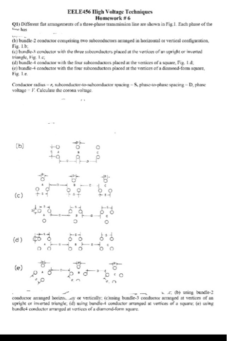Solved EELE456 High Voltage Techniques Homework #6 1) | Chegg.com