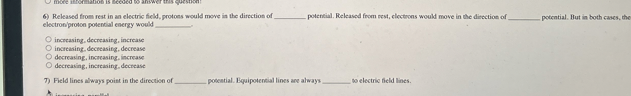 Solved Released from rest in an electric field, protons | Chegg.com