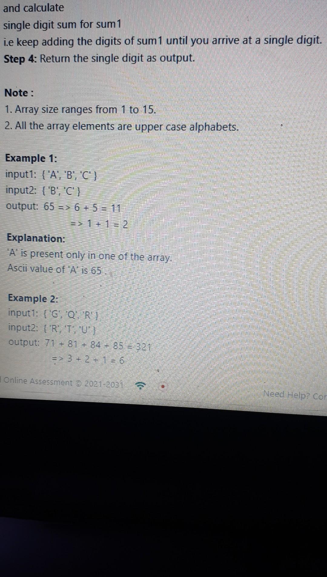 Solved How to Attempt? Find The Sum - Uncommon Alphabets - | Chegg.com