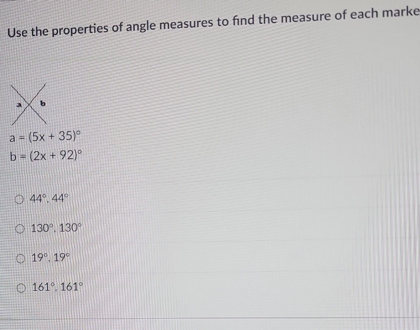 Properties Of Angle Measures at Jon Lefebre blog