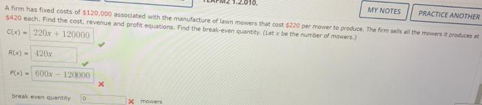 Solved A. firm has fixed costs of 5120,000 associated with | Chegg.com