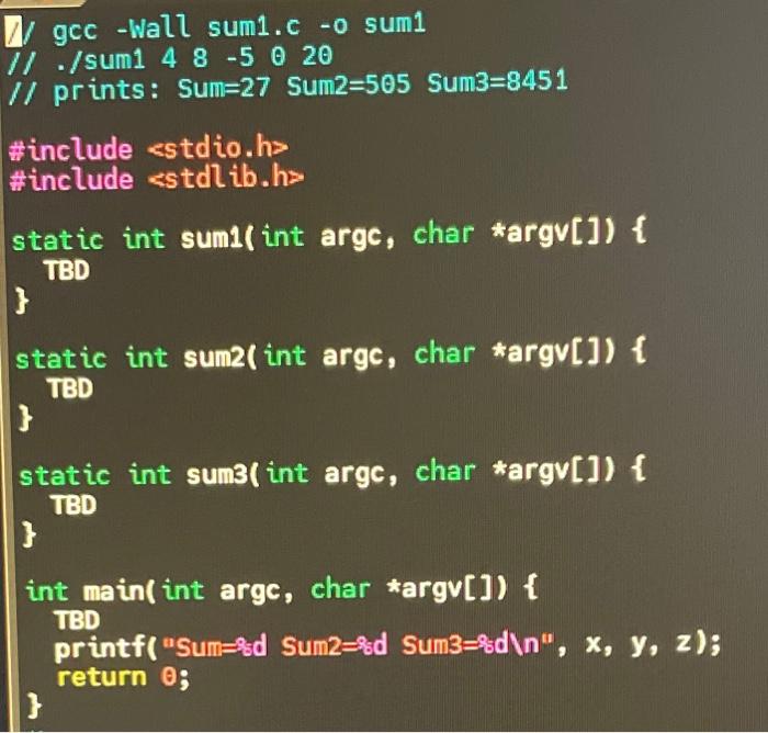 Solved Need help filling the TBD to provide the correct | Chegg.com