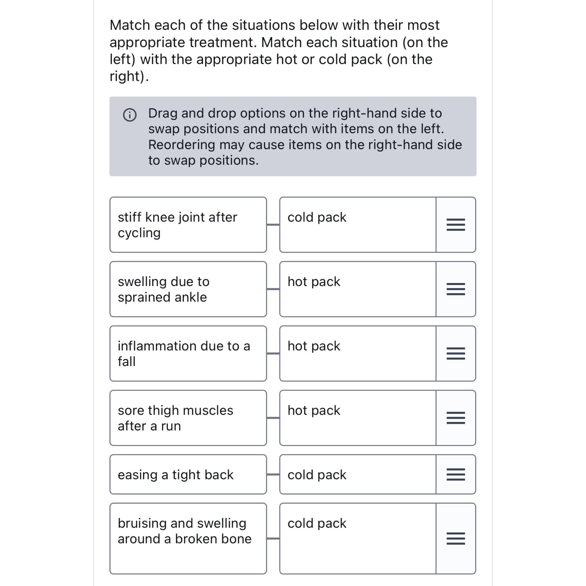 Solved Match each of the situations below with their most | Chegg.com