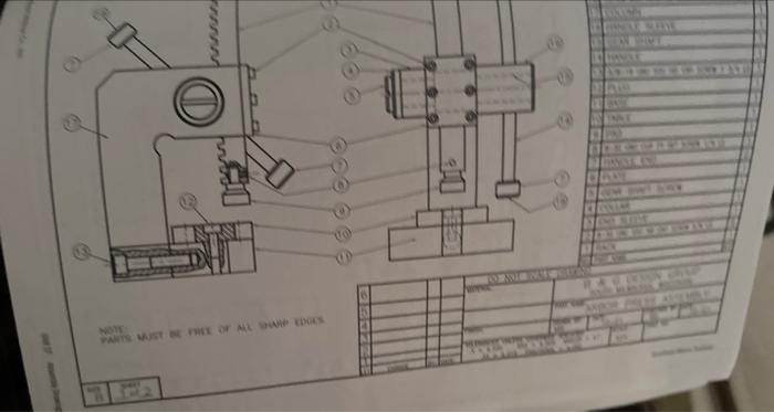 Solved Arbor Press Assembly Refer to Activity Print 17-3. | Chegg.com