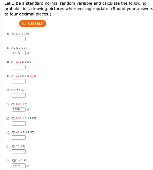Solved Let Z be a standard normal random variable and | Chegg.com