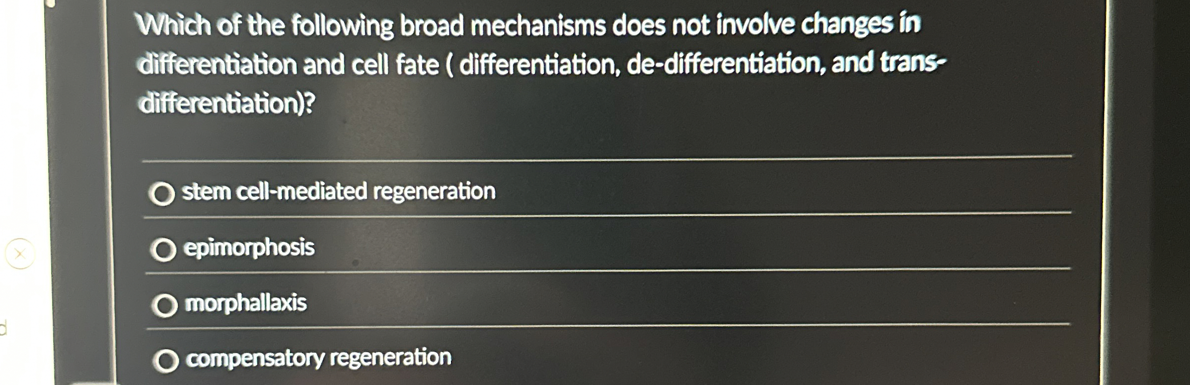 Solved Which of the following broad mechanisms does not | Chegg.com