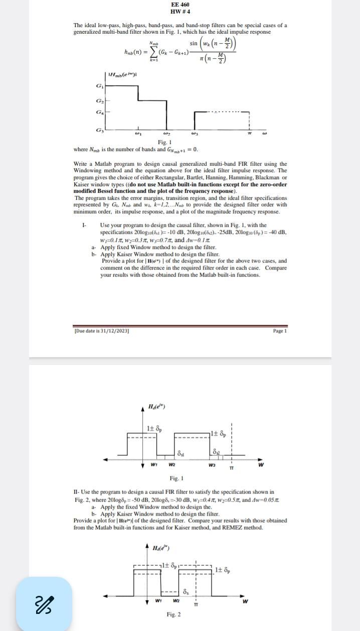 Solved solve this dsp hw so I just need to send it to get | Chegg.com