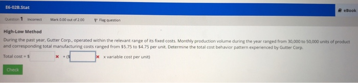 Solved During the past year, Gutter Corp., operated within | Chegg.com
