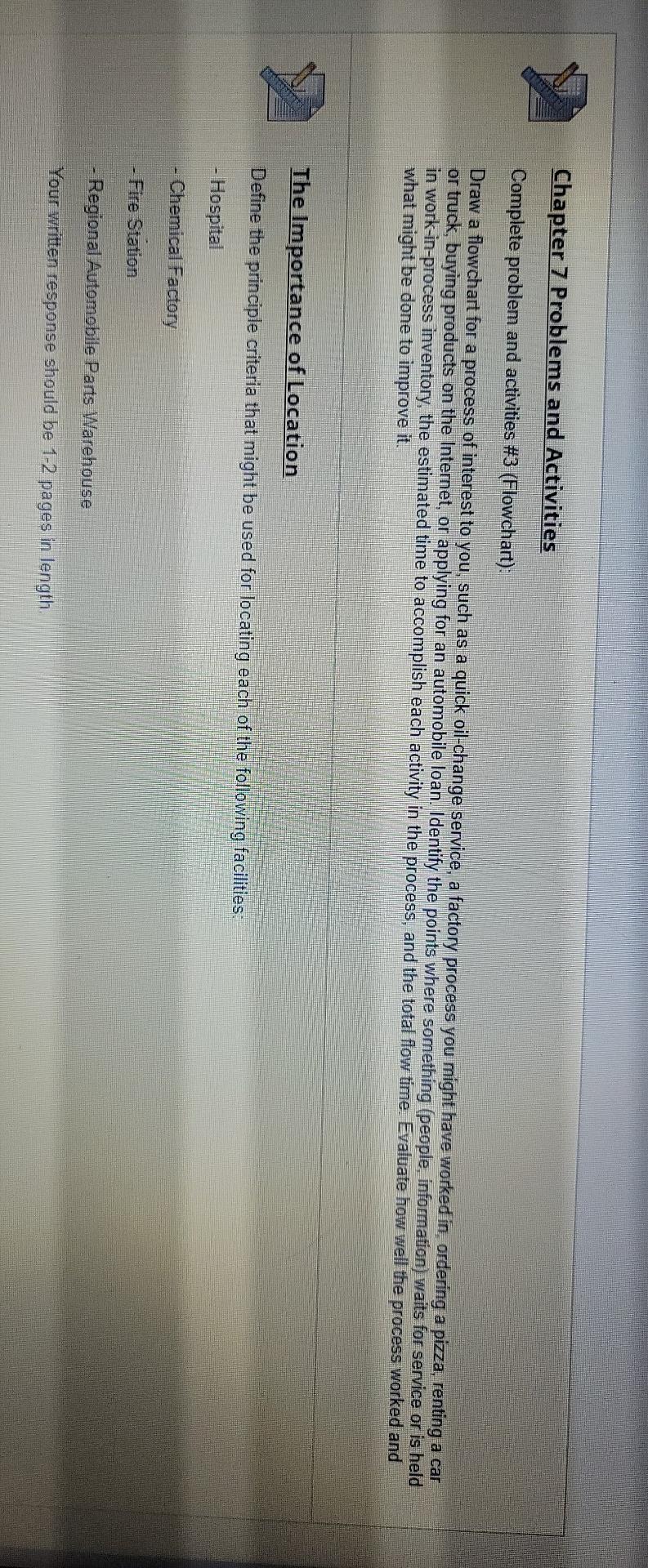 Solved Chapter 7 Problems and Activities Complete problem | Chegg.com