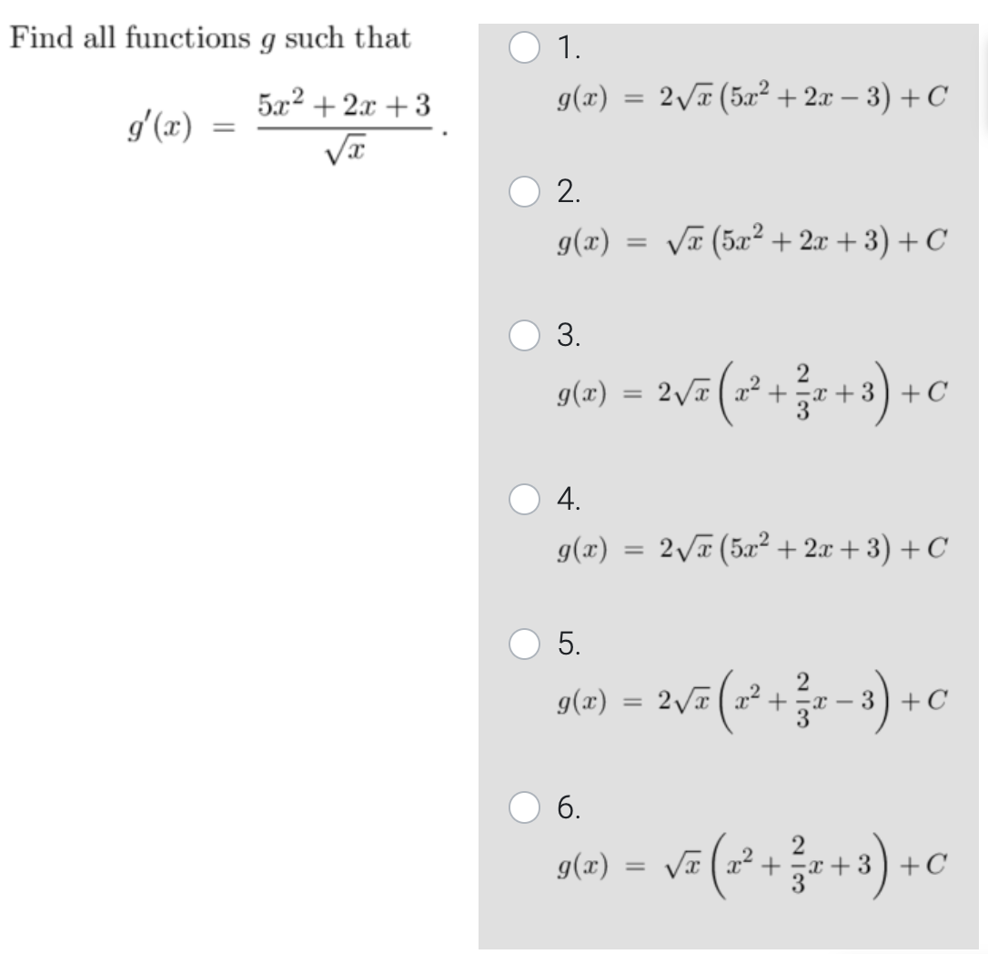 Solved Find all functions g ﻿such | Chegg.com