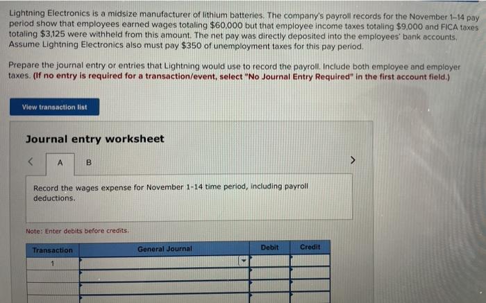 Solved Lightning Electronics is a midsize manufacturer of | Chegg.com