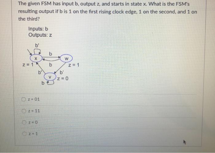 Solved When Implementing The FSM As A Controller How Many Chegg