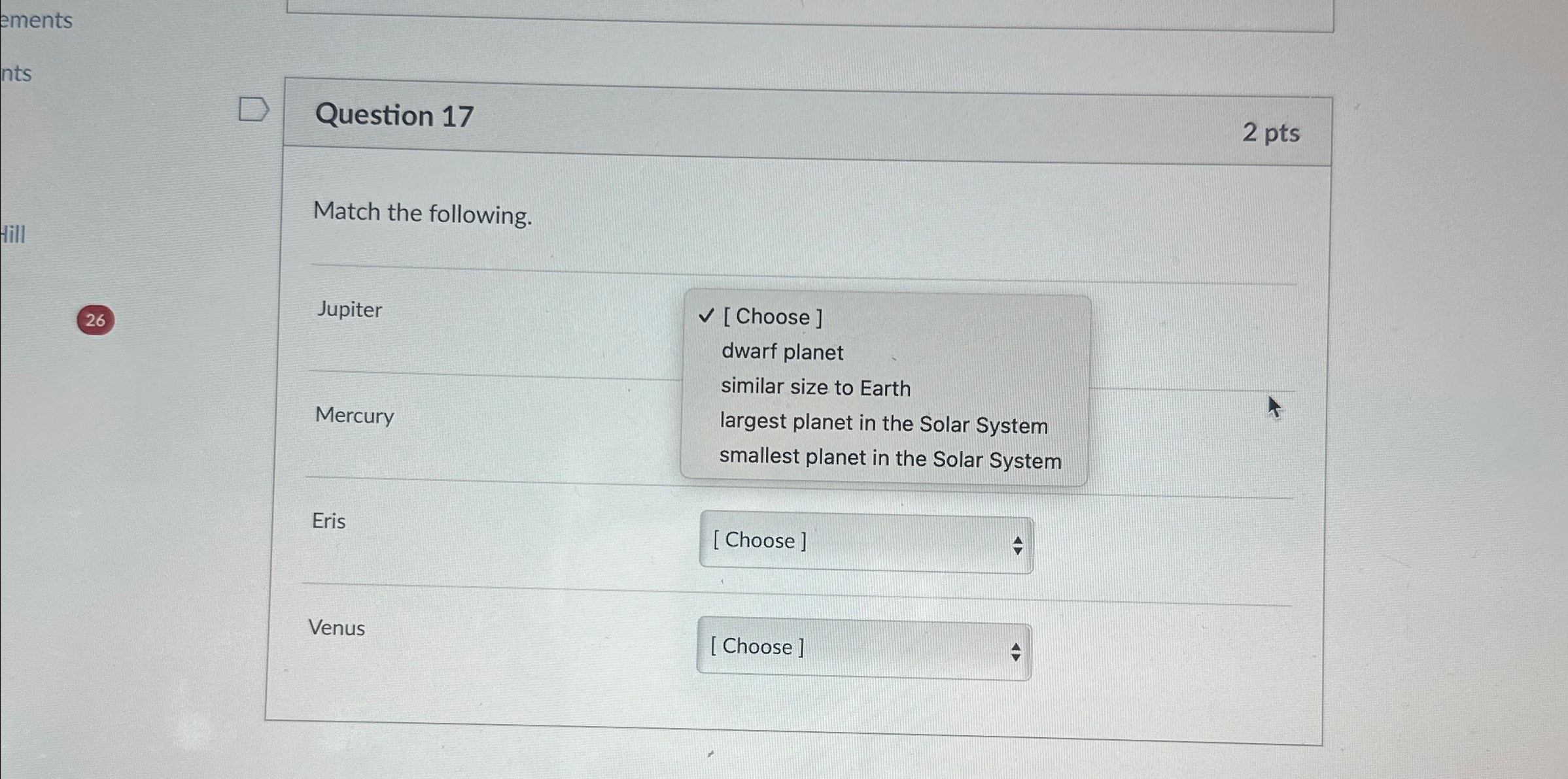 Solved Question 172 ﻿ptsMatch the | Chegg.com