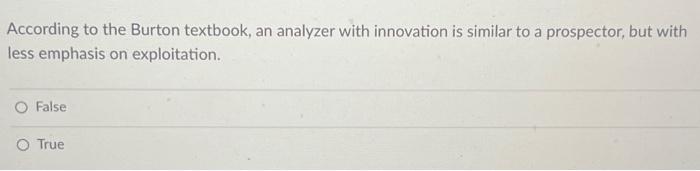 Solved According to the Burton textbook, an analyzer with | Chegg.com
