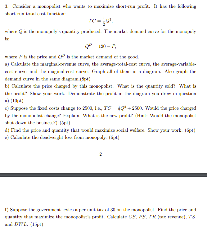Solved This is Microeconomics. Please solve STEP BY STEP! | Chegg.com
