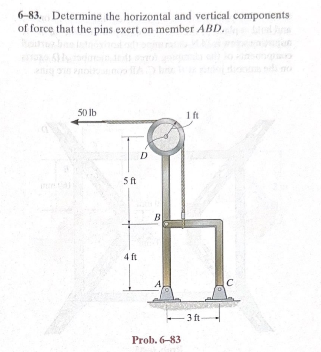 6-83. Determine the horizontal and vertical | Chegg.com