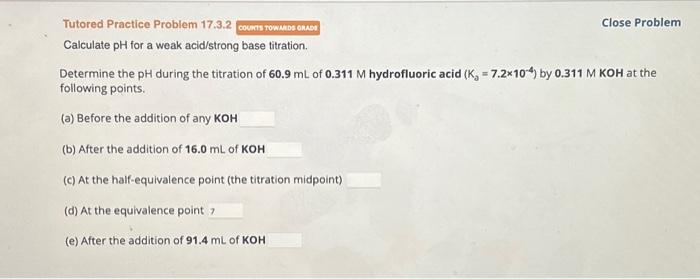 Solved Tutored Practice Problem 17.3.2 COUNTS TOWARDS GRADE | Chegg.com