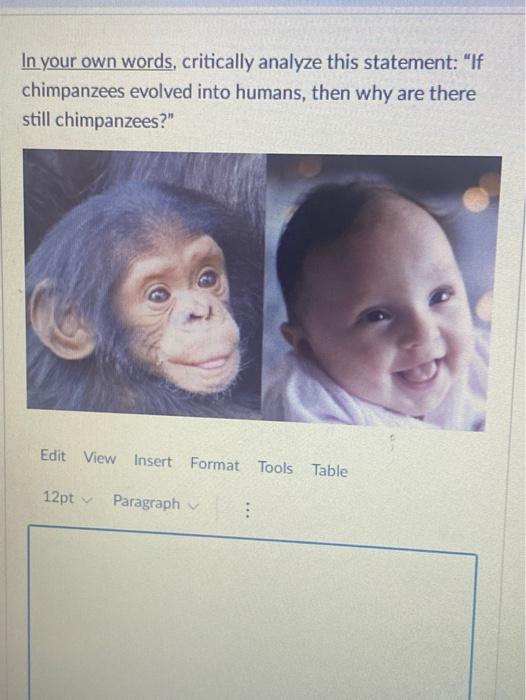 Solved In your own words, critically analyze this statement: | Chegg.com