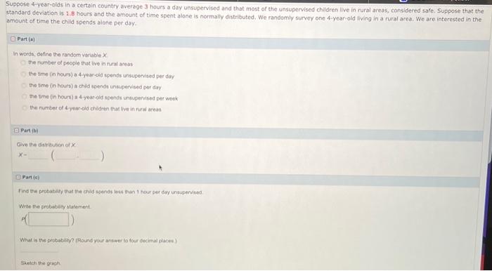 Solved Suppose 4 -year-olds in a certain country average 3 | Chegg.com