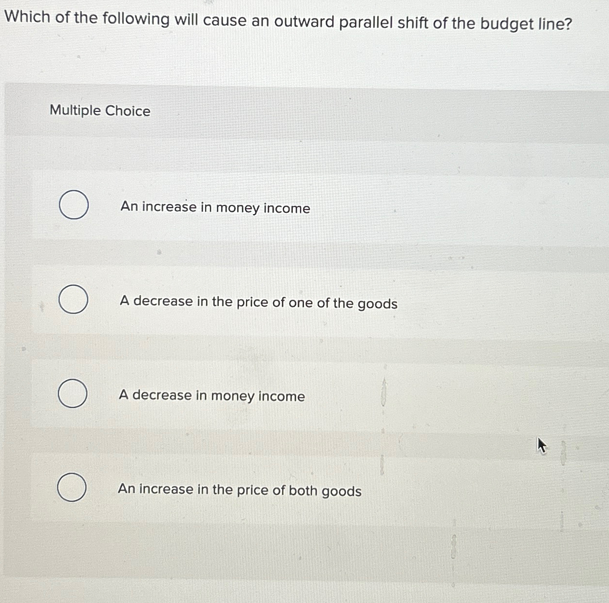 Solved Which of the following will cause an outward parallel | Chegg.com